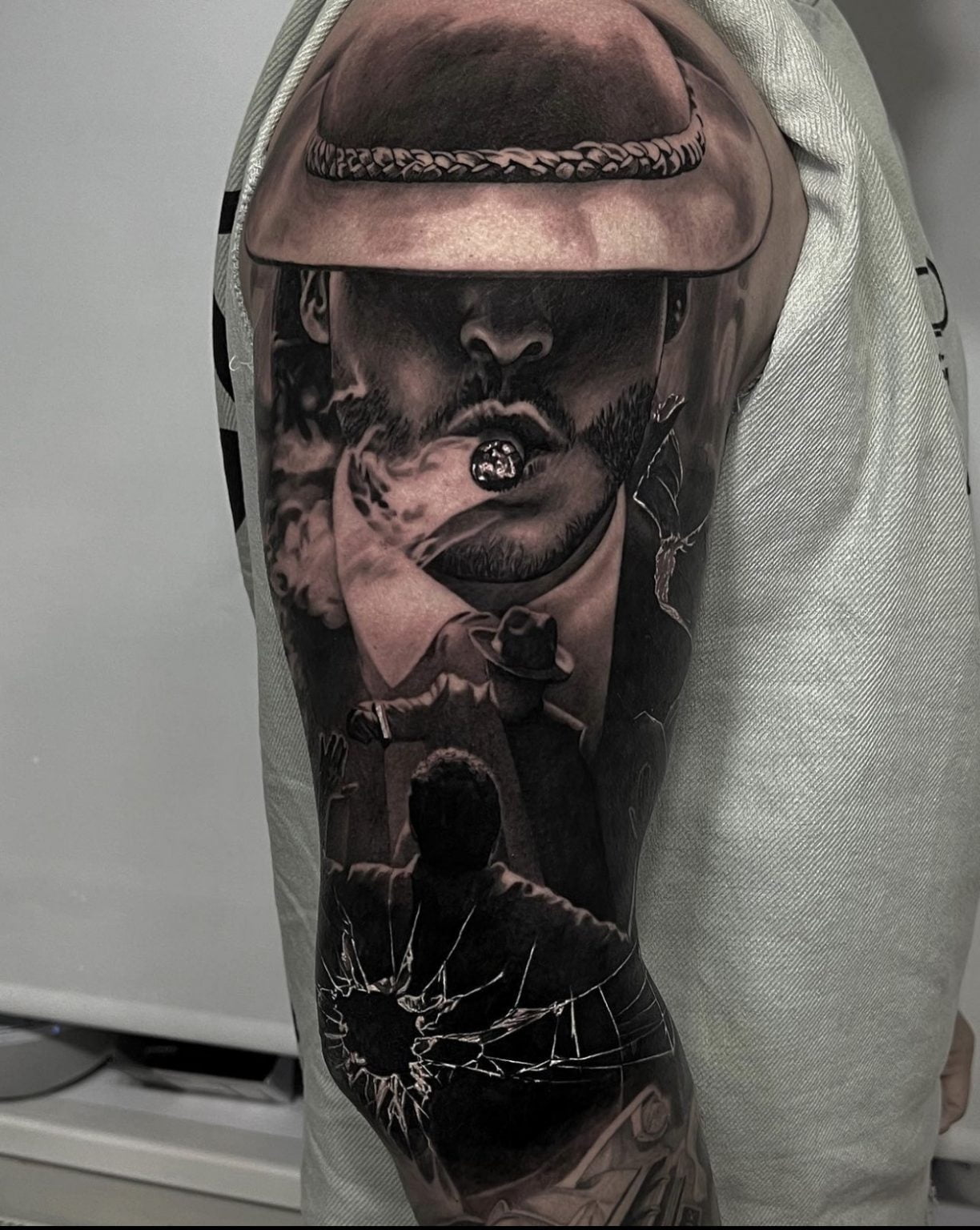 Black and Grey Tattoo - Studioone.1ink - Tattoostudio in der Nähe