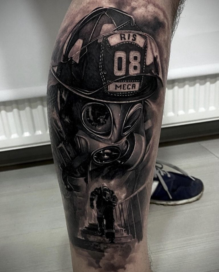 Black and Grey Tattoo - Studioone.1ink - Tattoostudio in der Nähe