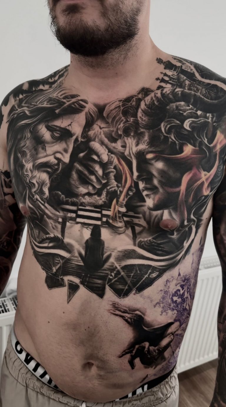 Black and Grey Tattoo | Realistic Tattoos | Studio One 1 Ink