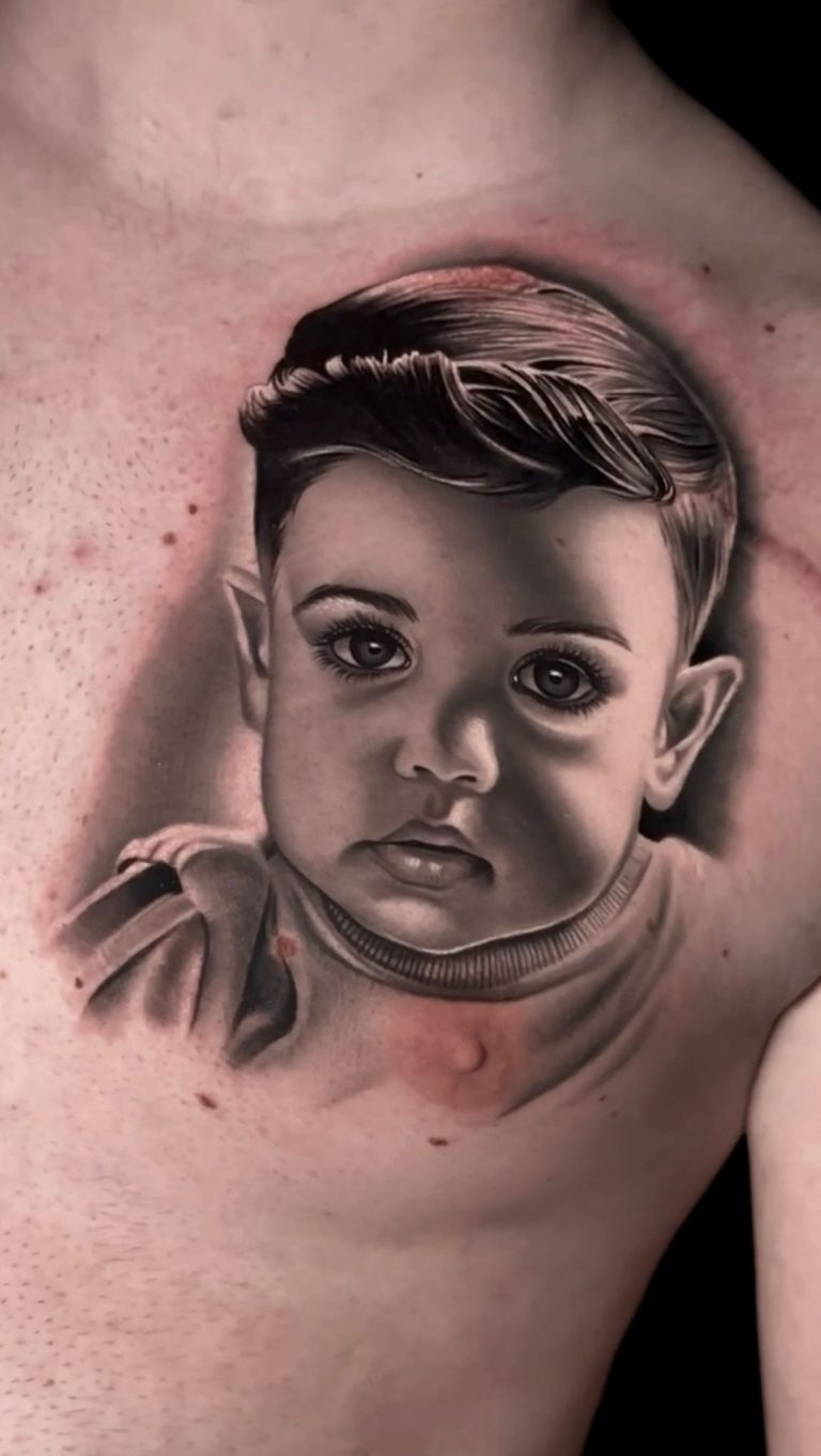 Black and Grey Tattoo | Realistic Tattoos | Studio One 1 Ink